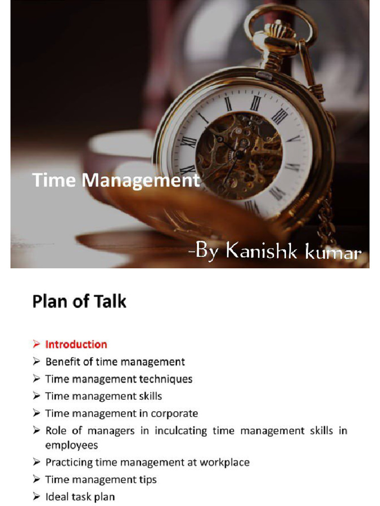 Time management | PDF