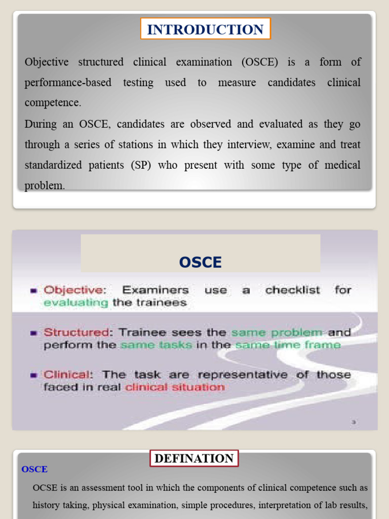 OSCE: Overview and Key Insights | PDF | Health Care | Medicine