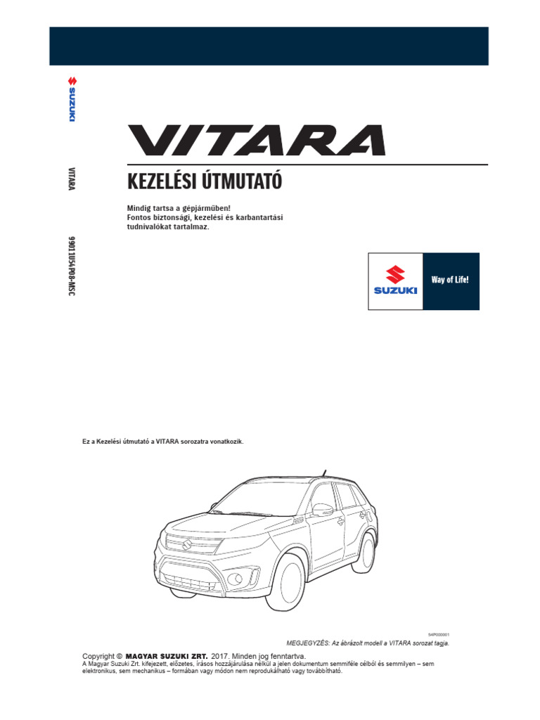 vitara_kezelési_útmutató_99011U54P08-MSC | PDF
