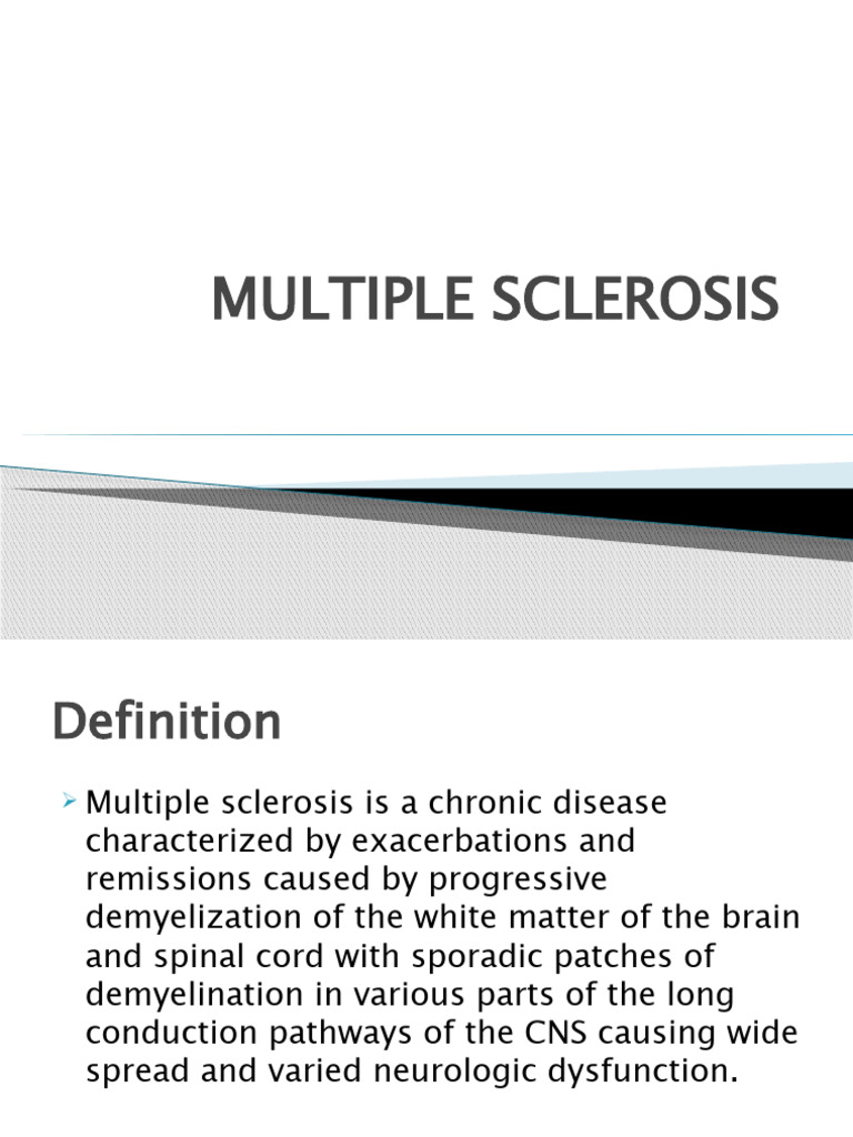 Multiple Sclerosis | PDF | Multiple Sclerosis | Myelin