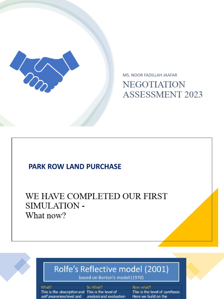 Negotiation Assessment 2023 | PDF