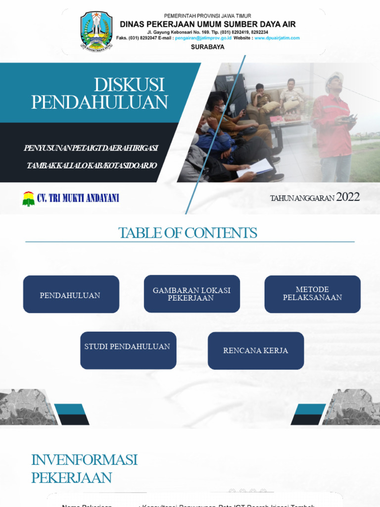 PPT-Diskusi Draft Pendahuluan Kali Alo - R2 12 DESEMBER 2022 NEW | PDF