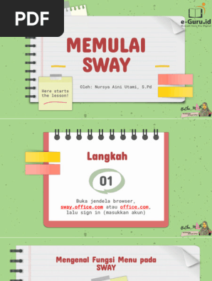 Tutorial Dasar Menggunakan Microsoft Sway Presentasi Online Youtube