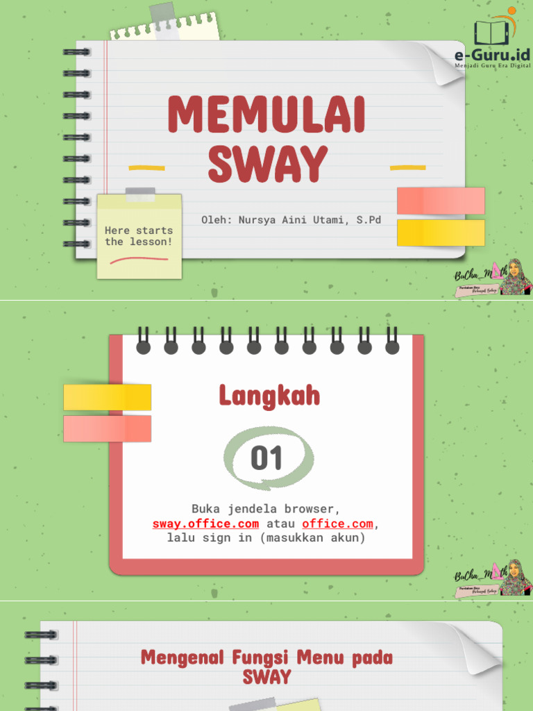 Panduan Lengkap Menggunakan Microsoft Sway | PDF