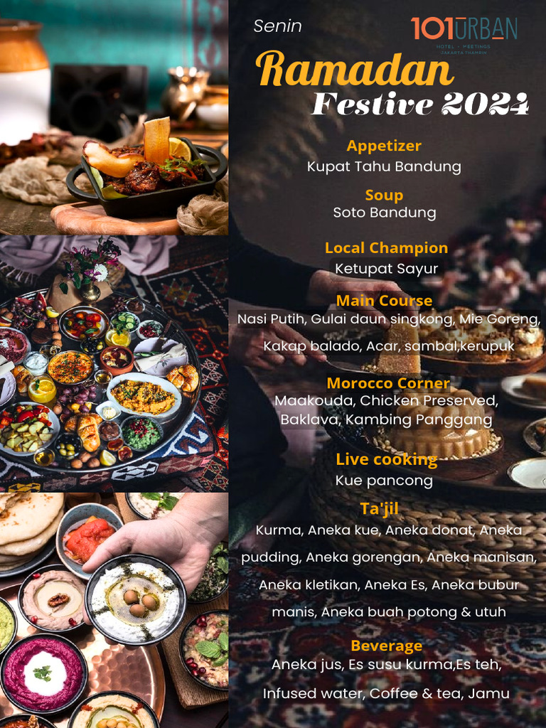 Menu Ramdhan - Ramadhan Festive PDF | PDF | Cuisine | Foods