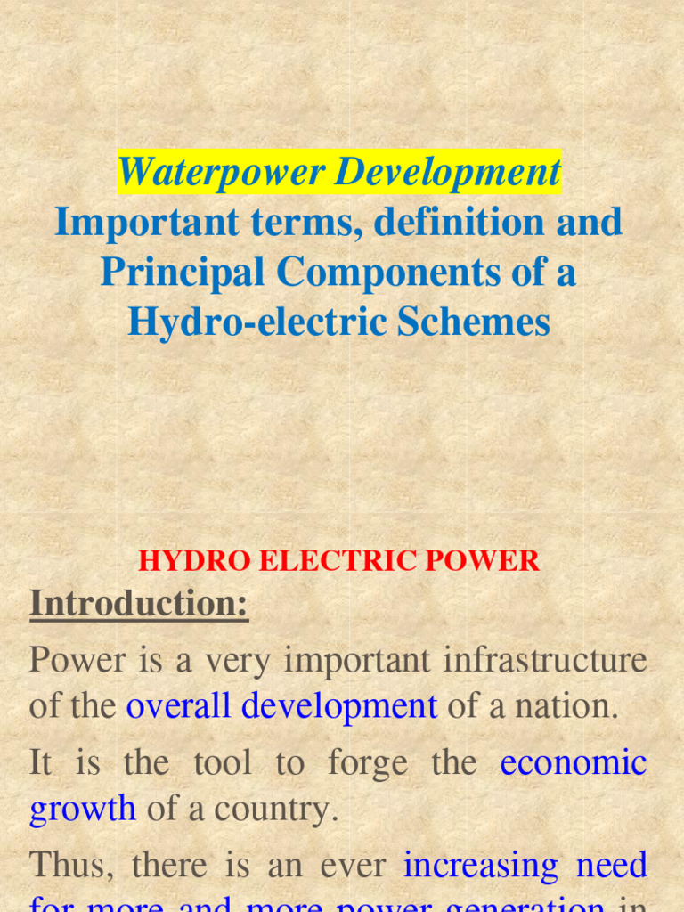 Water Power Engineering | PDF | Hydroelectricity | Dam