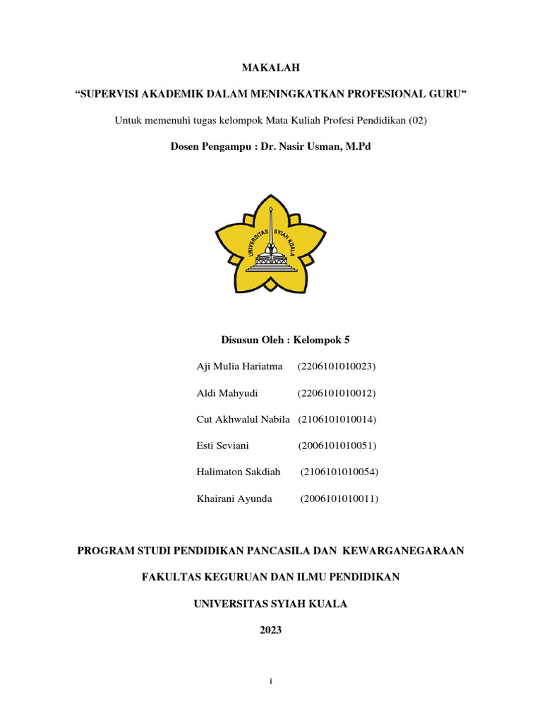 Makalah Kelompok 5 (ProfesiPendidikan-02) | PDF