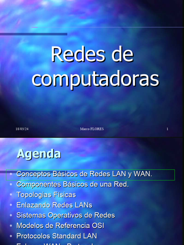 REDES DE COMPUTADORAS | PDF | Red de computadoras | Modelo osi