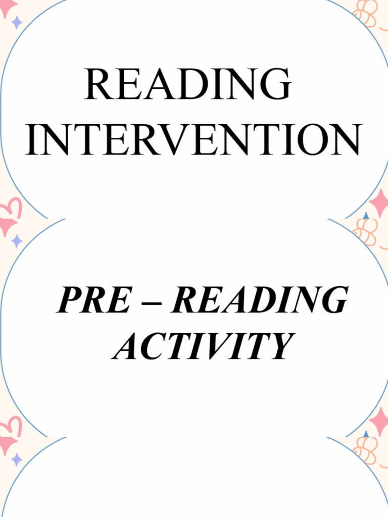 READING INTERVENTION - Grade 6 Catch Up | PDF