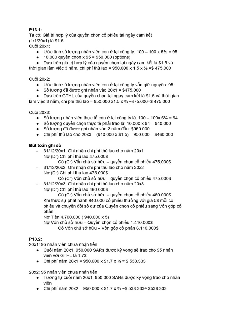 Bài P13.1 Và P13.2 | PDF