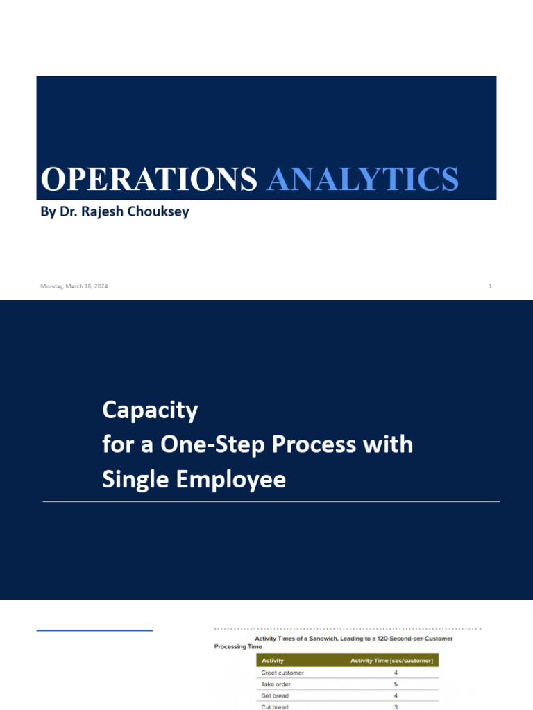 M 3. Process Analysis | PDF | Inventory | Demand