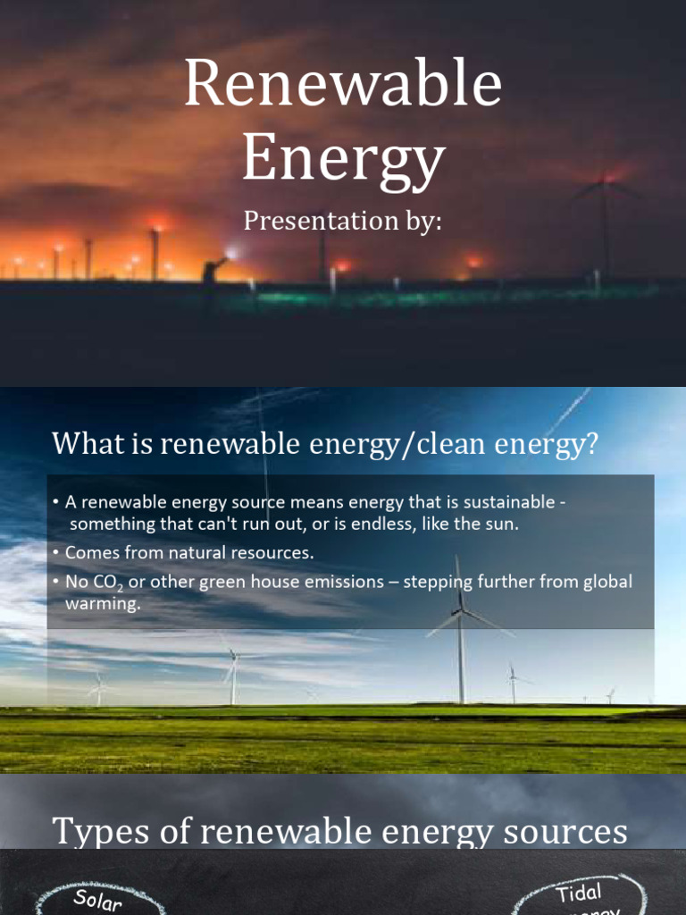 Renewable Energy | PDF | Renewable Energy | Energy Development
