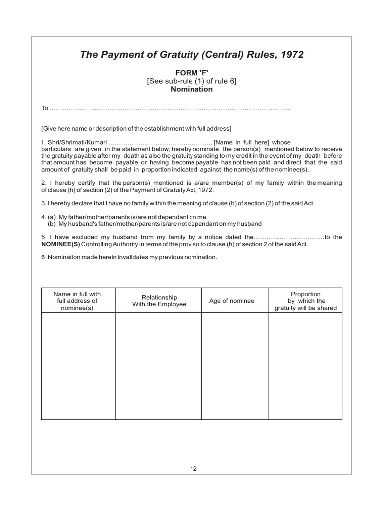 Gratuity Form | PDF | Justice | Crime & Violence
