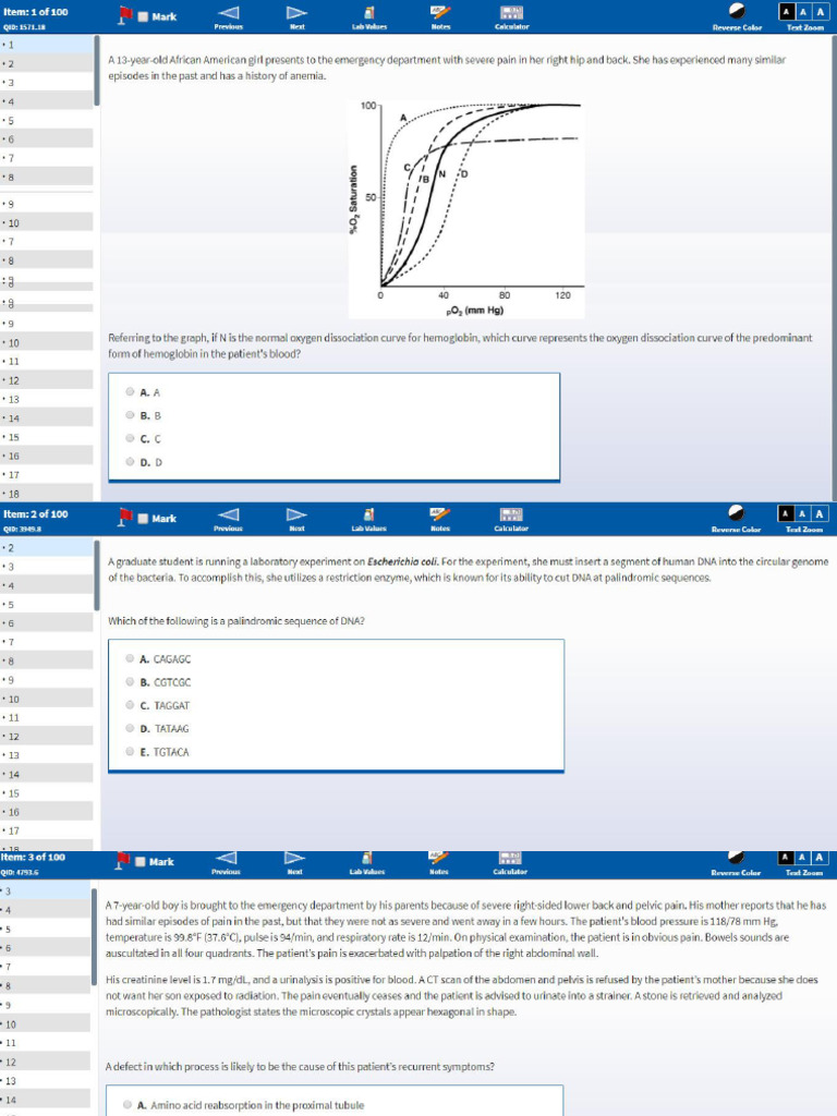 Biochemistry - Block 1 Qs | PDF