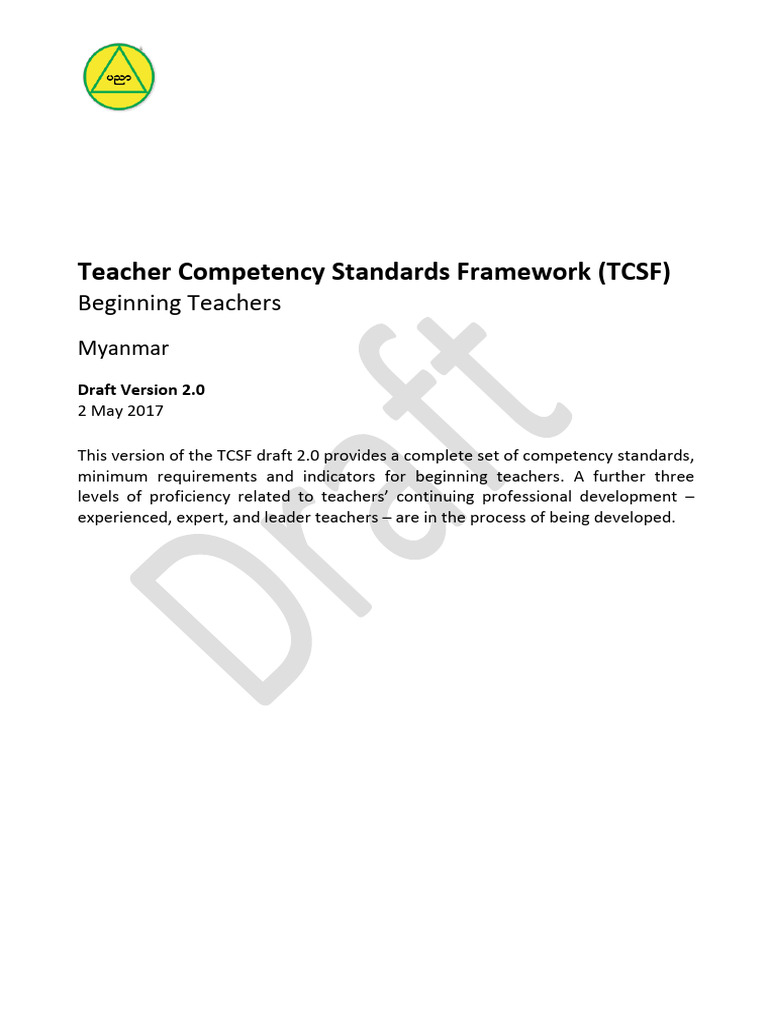 TCSF v2 | PDF | Educational Assessment | Teachers
