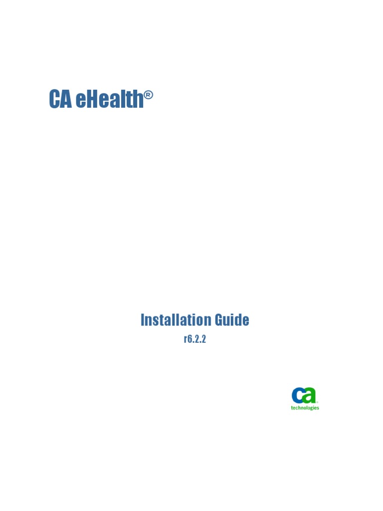 Ehealth Installation Enu | PDF | Oracle Database | Installation ...
