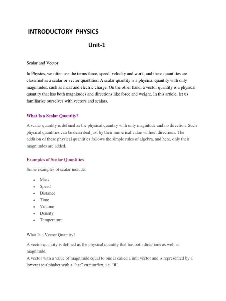 INTRODUCTORY PHYSICS | PDF | Friction | Force