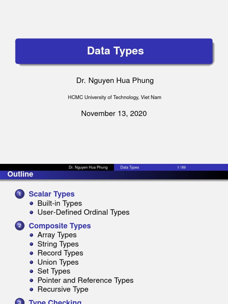 8 Type Pdf Data Type Pointer Computer Programming