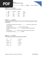 Arkusz J Angielski E8 2024 | PDF