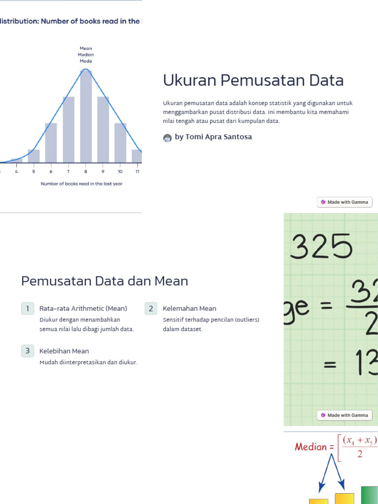 Ukuran Pemusatan Data | PDF