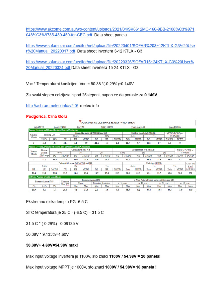 Proracun Min I Max | PDF