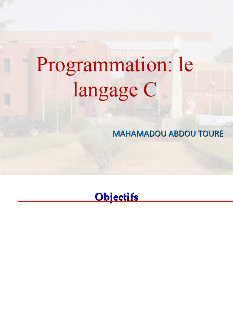 Courde Programmation | PDF | Programmation informatique | Langage de programmation