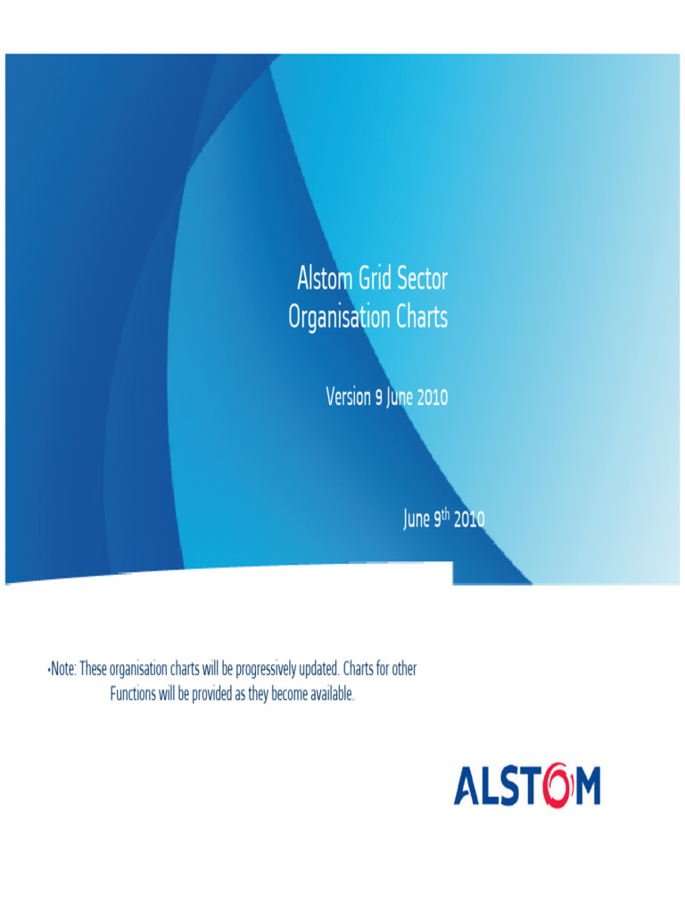 Alstom Grid Organization | PDF | Electrical Grid | Smart Grid