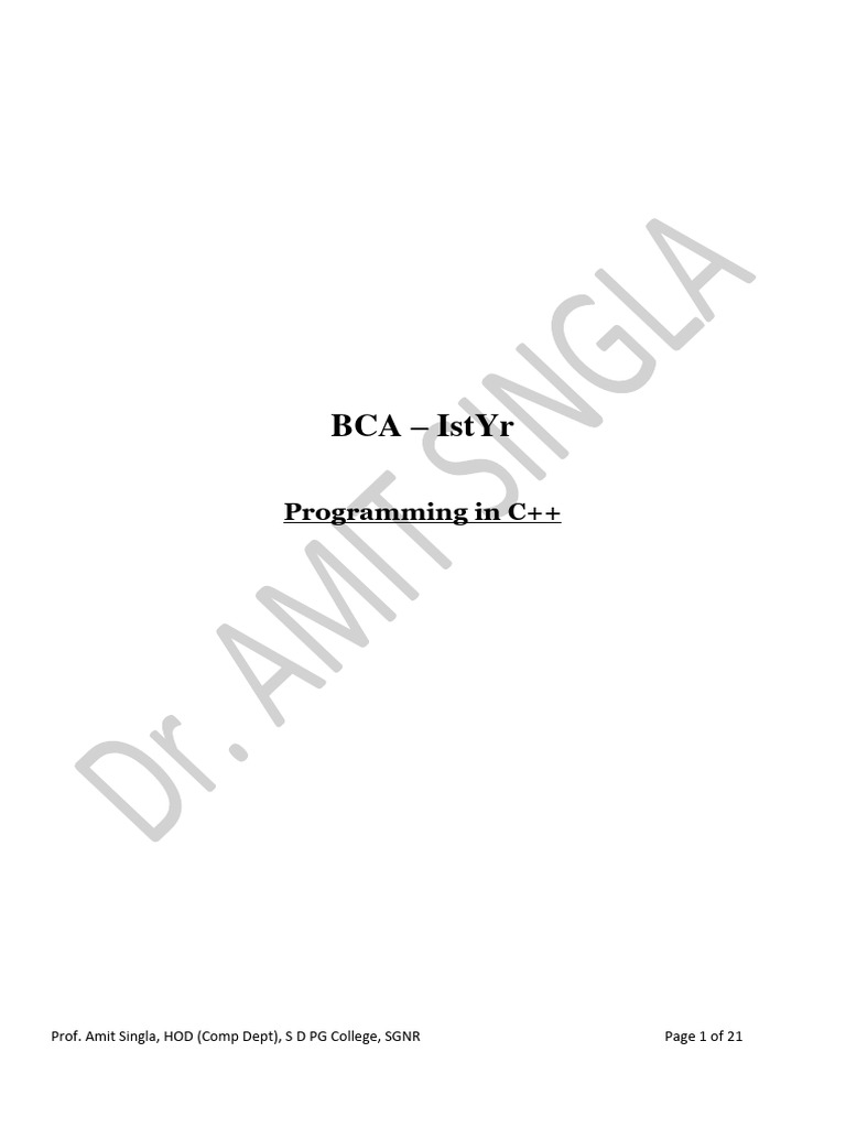 C Progrmming Unit Ii Download Free Pdf Pointer Computer Programming Parameter 6916