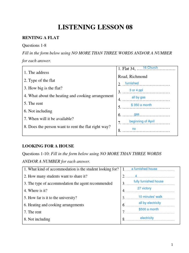 Week 8_listening Lesson 08 | PDF | Economies