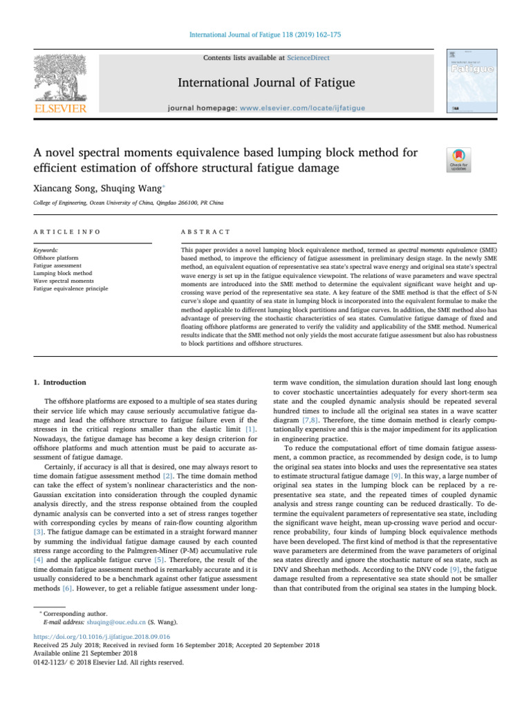 A Novel Spectral Moments Equivalence Based Lumping Block Method For Efficient Estimation of ...