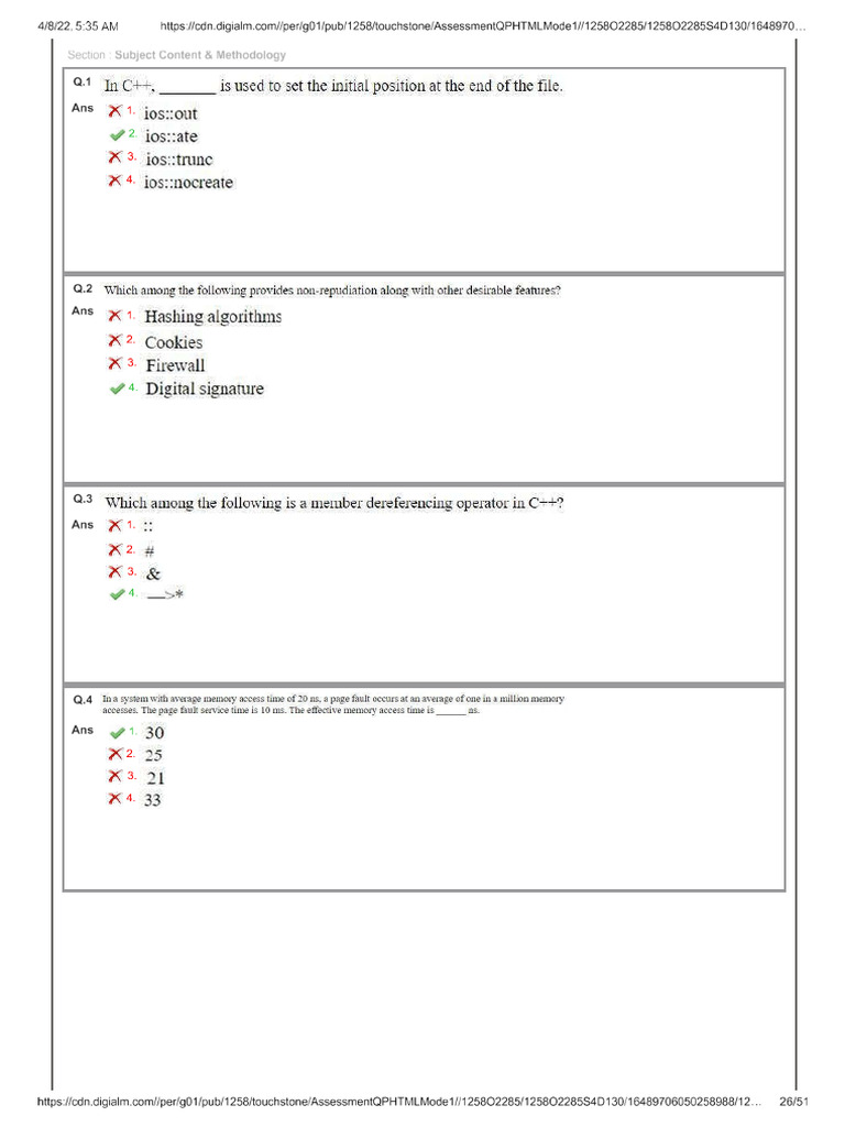 PGT Comp. Science Question 2022 | PDF