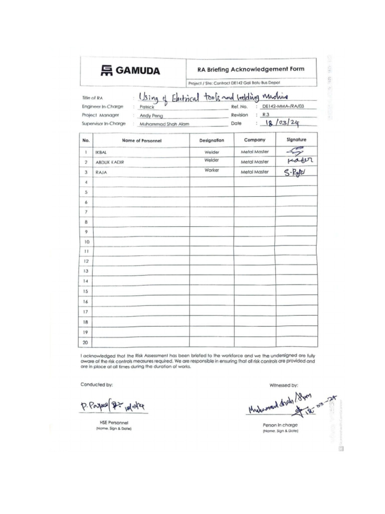 De142 - RA Breifing Report 18 Mar 2024 MMA | PDF