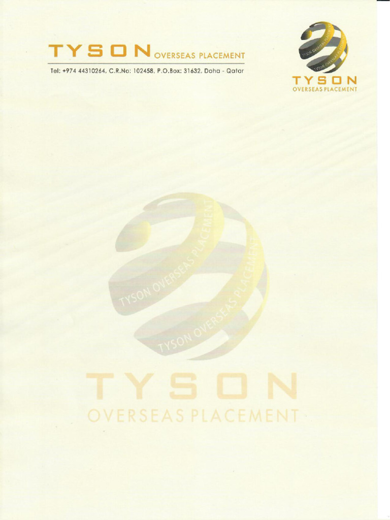 Sample Tyson Super Market | PDF