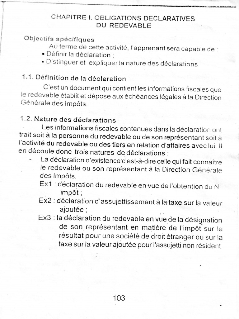 Fiscalité 6 Ème | PDF