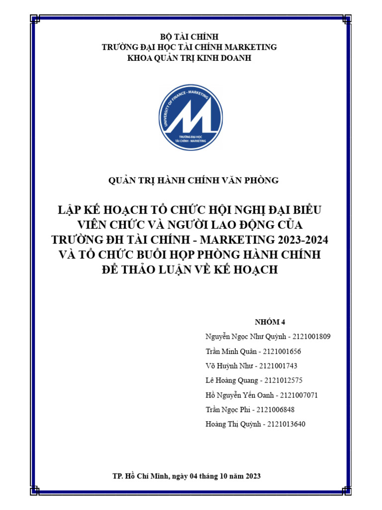 QTHCVP - Nhóm 4 | PDF