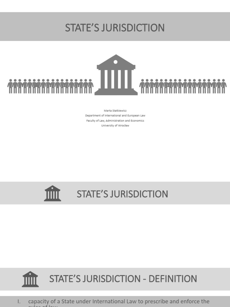 State's Jurisdiction | PDF | Jurisdiction | Territorial Waters