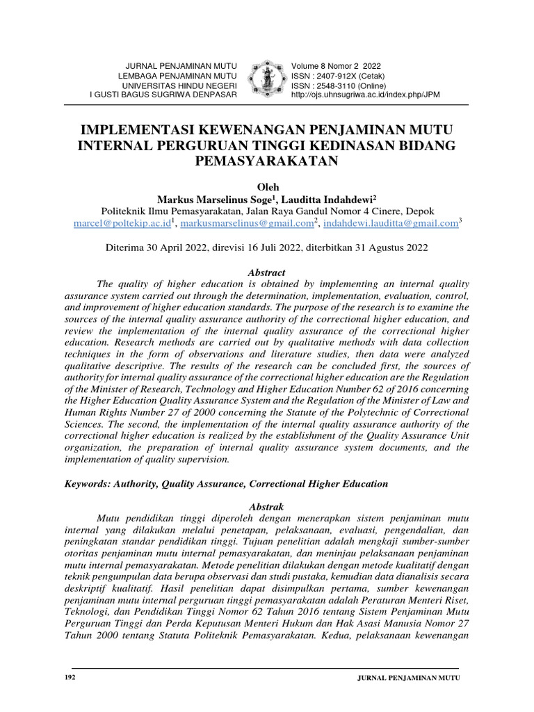 6-Markus Marselinus Soge | PDF | Methodology | Evaluation Methods