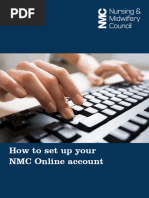 Set Up Your NMC Online Account Guide | PDF | Password | Debit Card