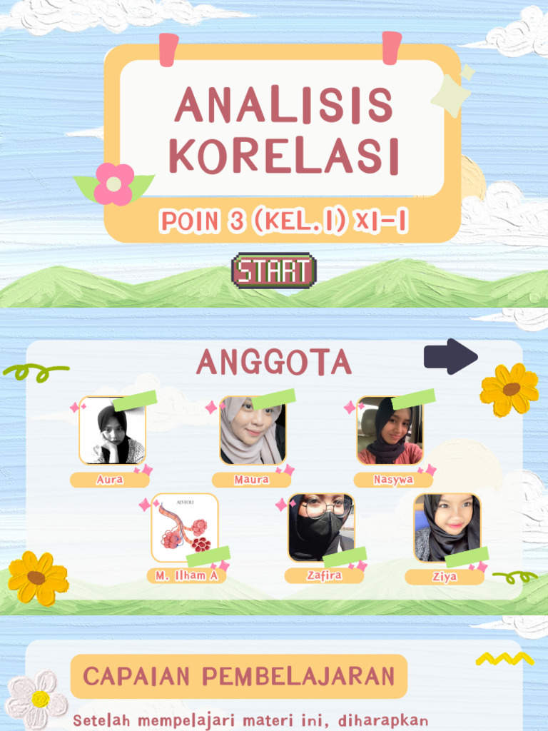 Kel 1 Analisis Korelasi MTK | PDF