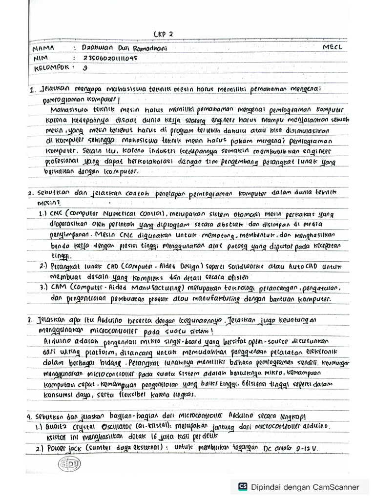 Penilaian LKP 2 MECL - Dzakwan Dwi Ramadhani | PDF