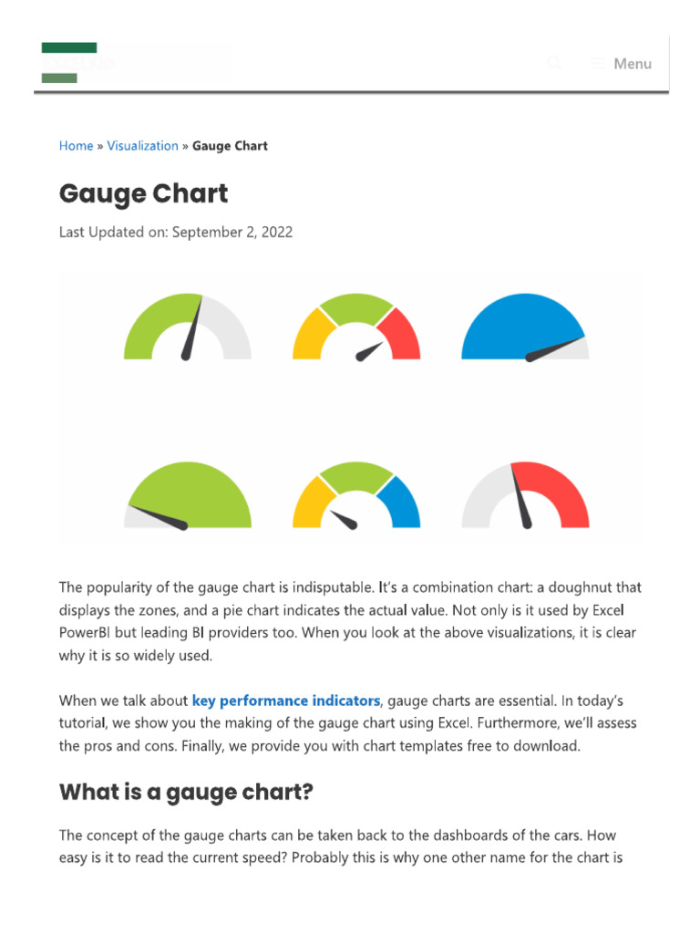 HOW TO Gauge Chart Steps | PDF