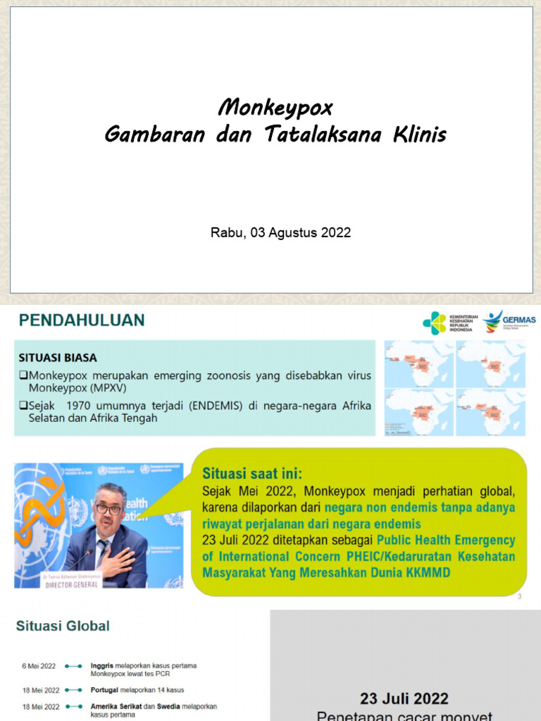 Panduan Lengkap Monkeypox dan Tatalaksana | PDF