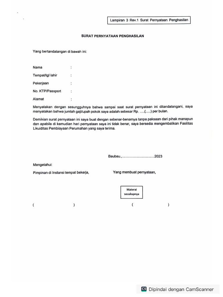 Lampiran Bank BSI | PDF