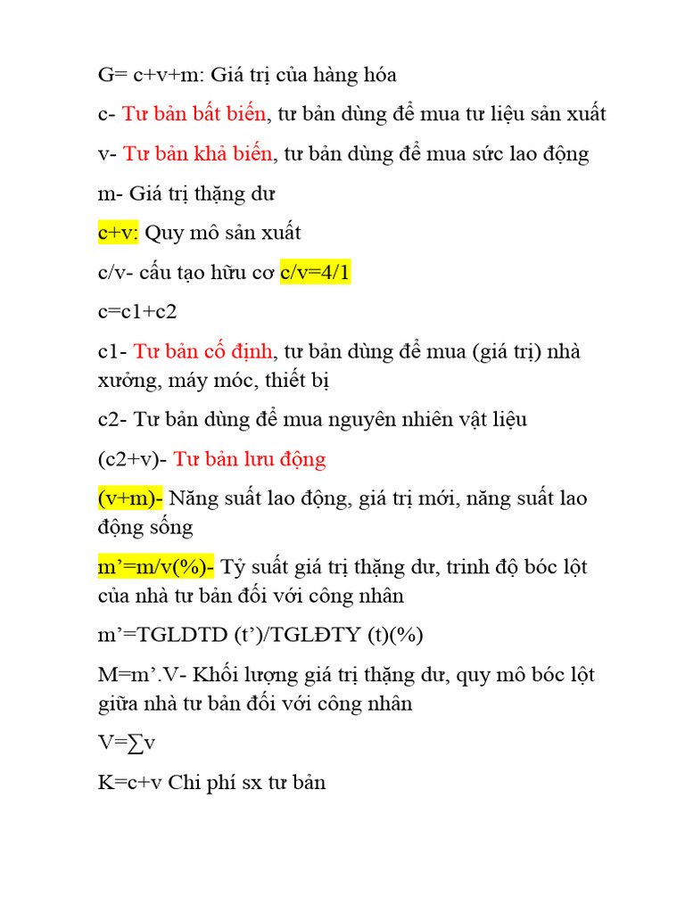 Công TH C KTCT | PDF
