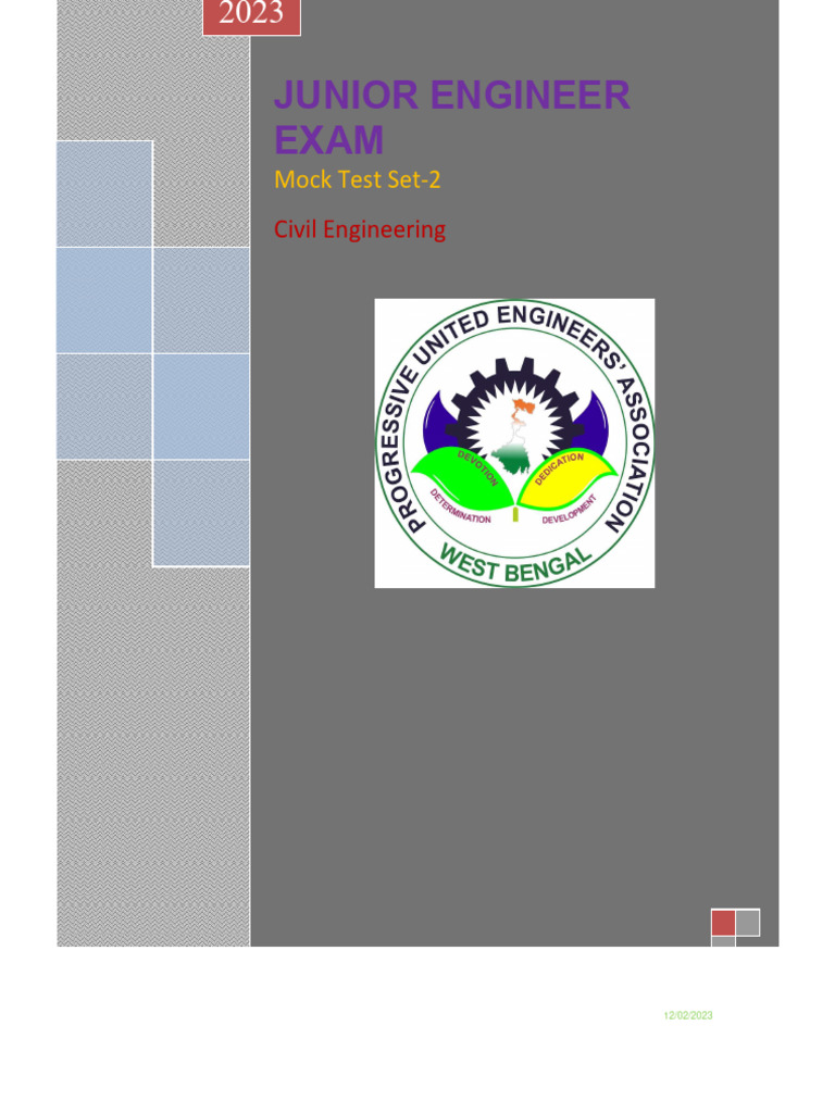 Puea Set-2-1 | PDF | Lime (Material) | Concrete