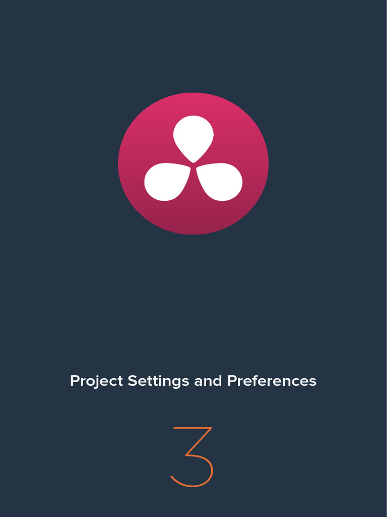 Davinci Resolve Version-Qmark Project Setting and Reference | PDF