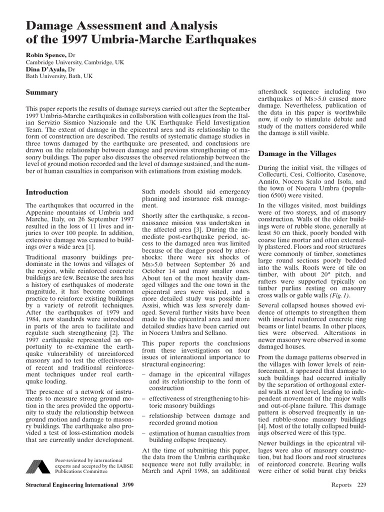 Str Iabse Spence | PDF | Masonry | Concrete