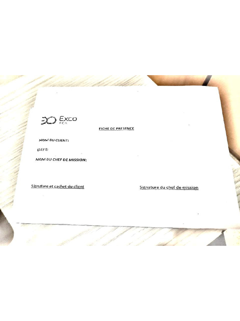 Fiche Visite Eca | PDF