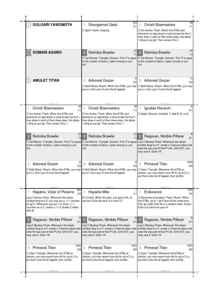 Metadeck Modern 1 | PDF