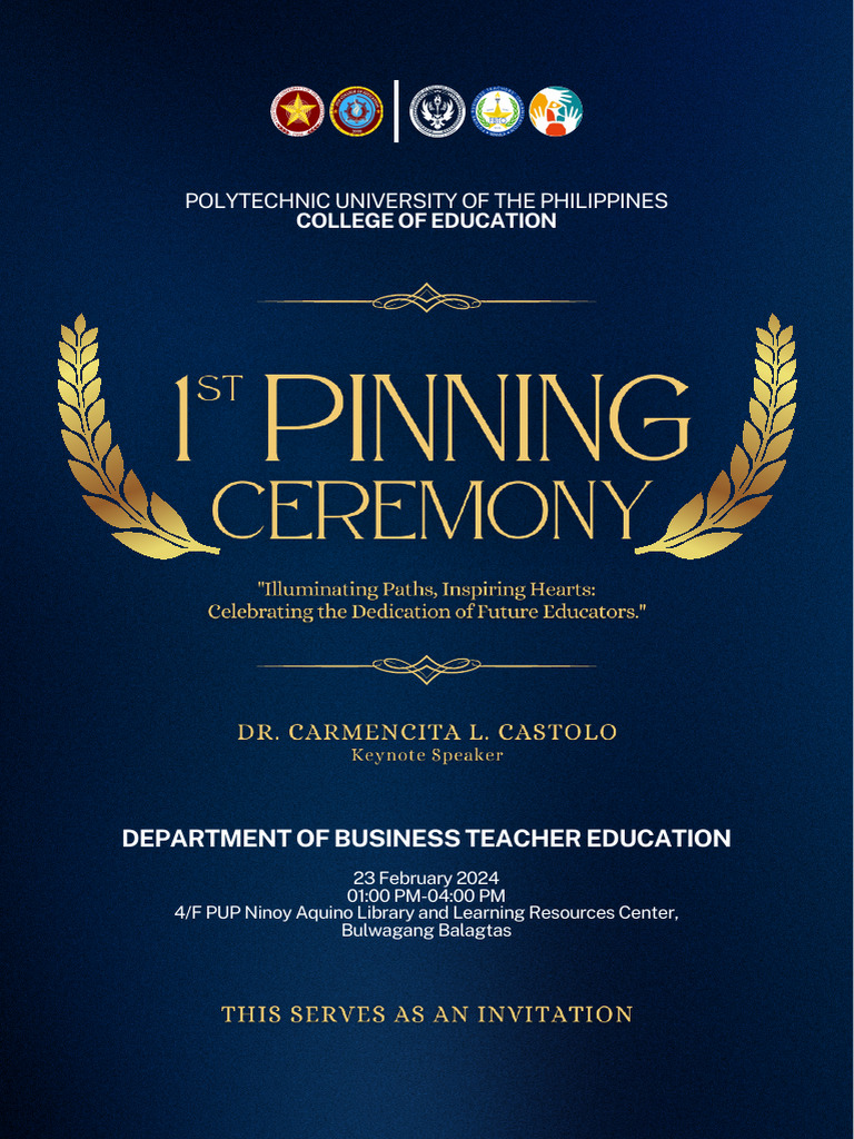 Pinning Ceremony Dbte Pdf